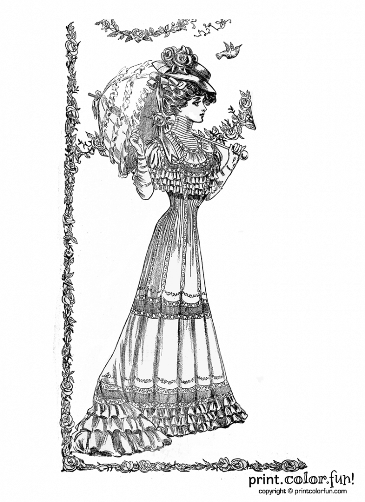 Spring coloring pages & printables - PrintColorFun.com: Free printables ...