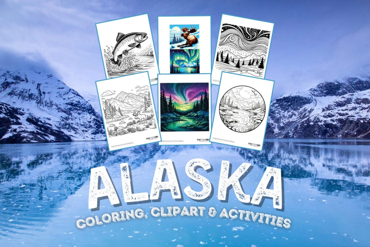 Alaska coloring pages & clipart, at PrintColorFun.com