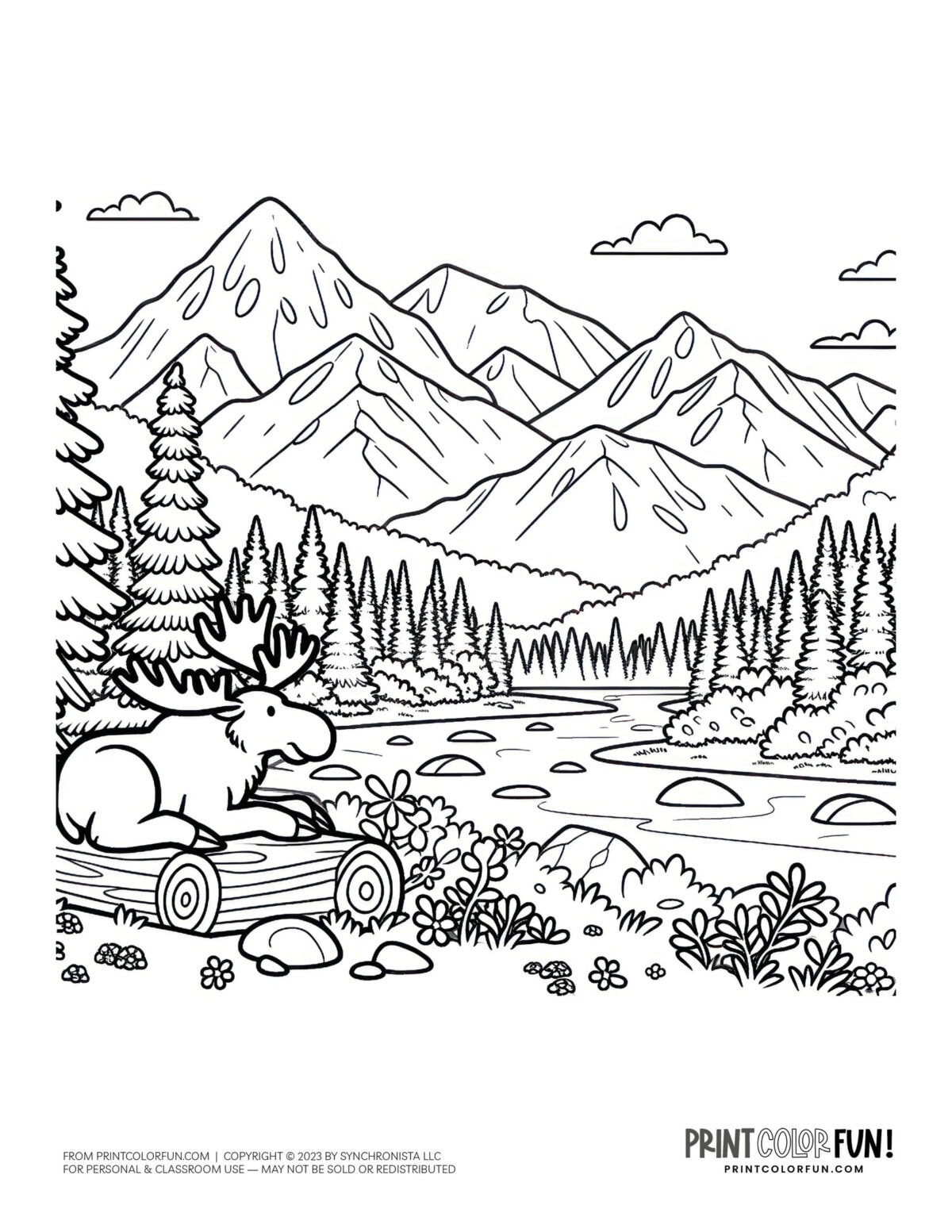 Alaska coloring pages & clipart, at PrintColorFun.com