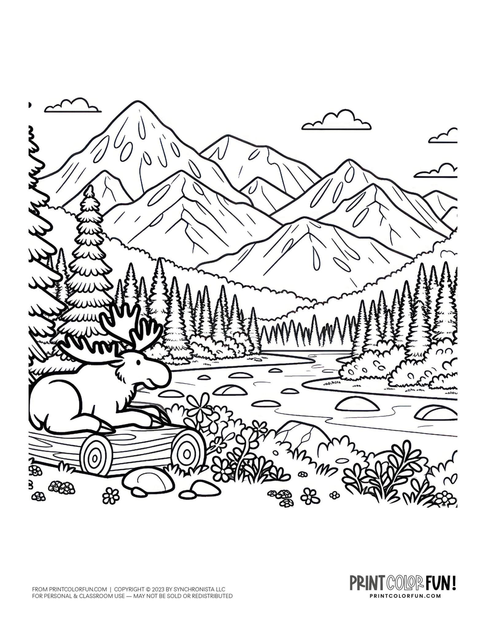 Alaska coloring pages & clipart, at PrintColorFun.com