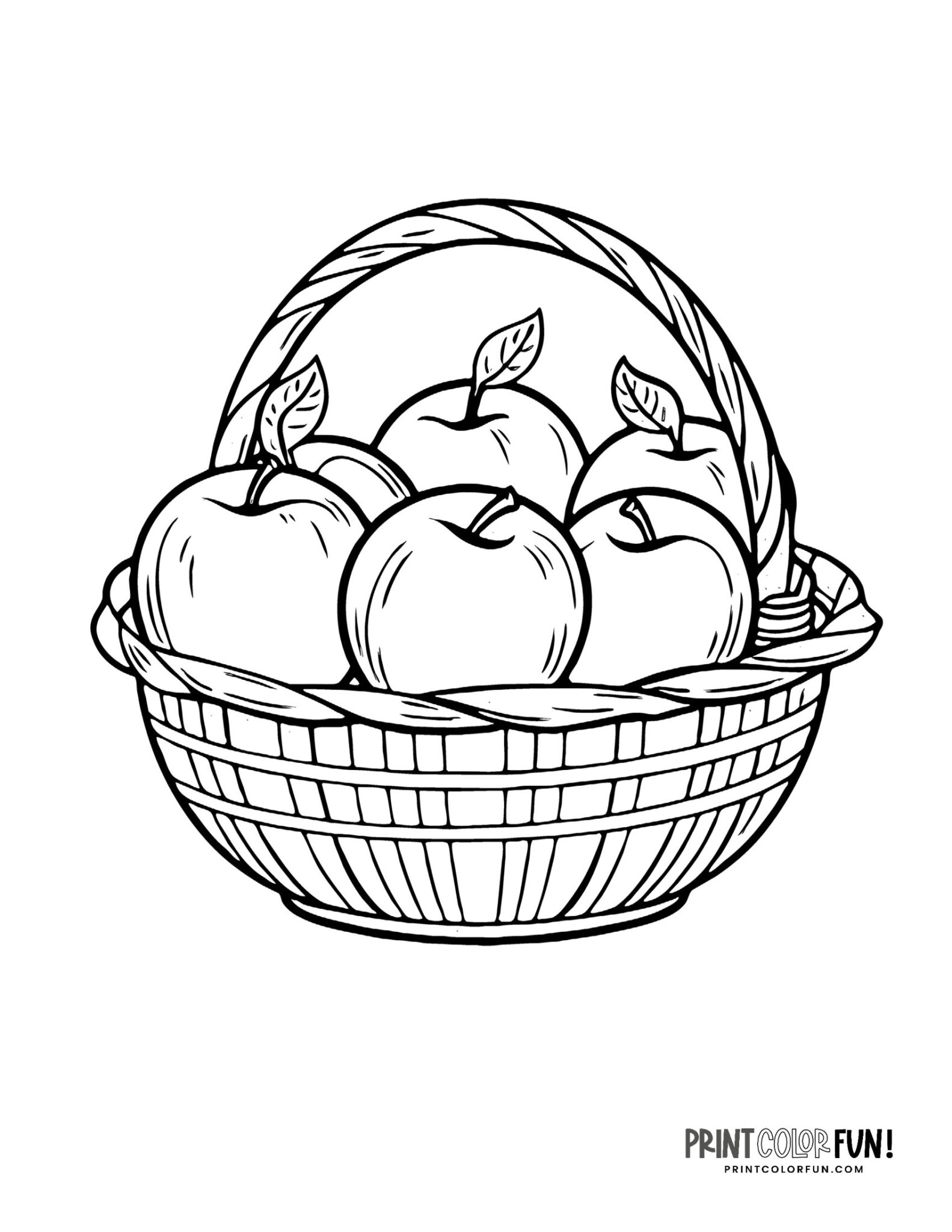 23 apple clipart & coloring pages to celebrate the autumn apple season ...