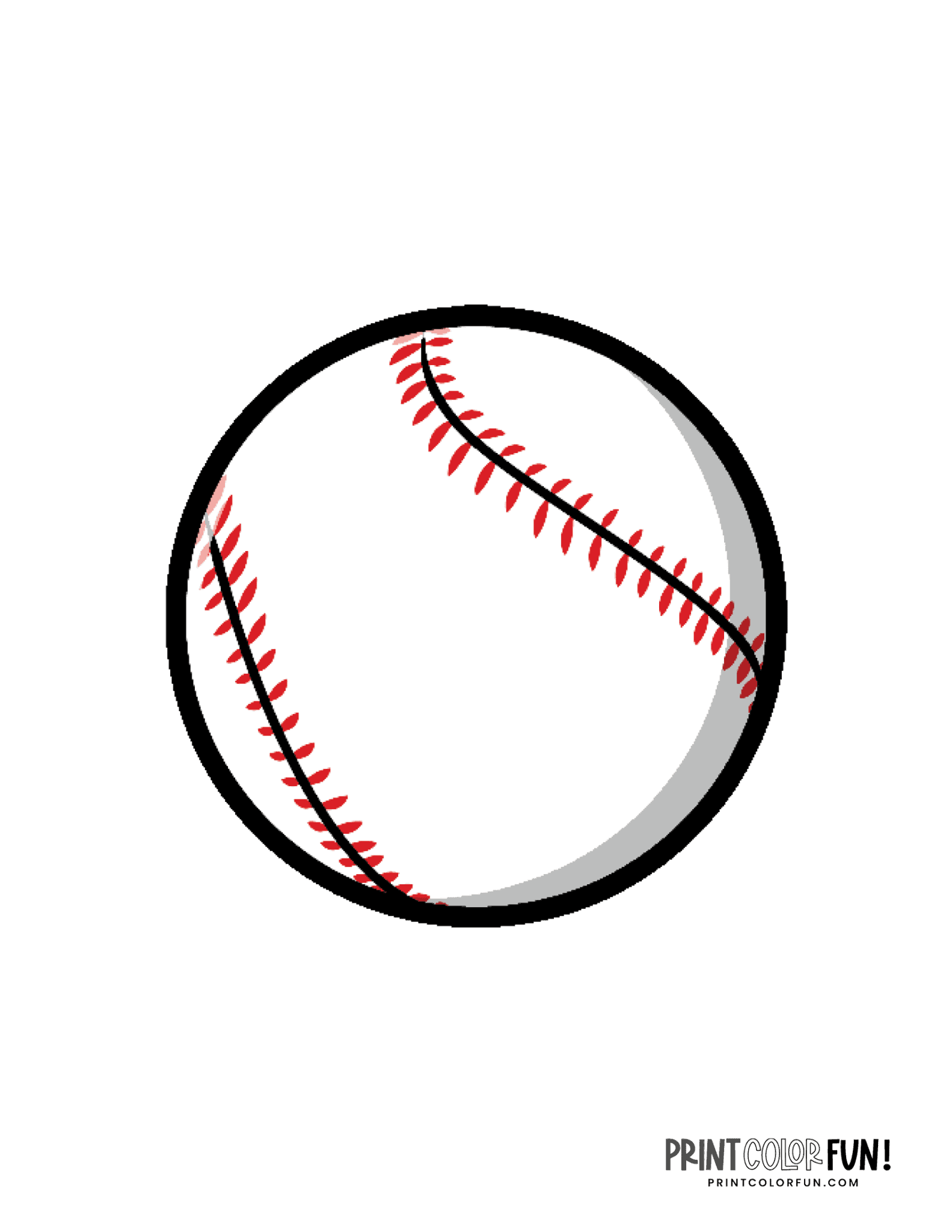 Baseball gear coloring pages: Balls & bats, mitts & hats, at ...