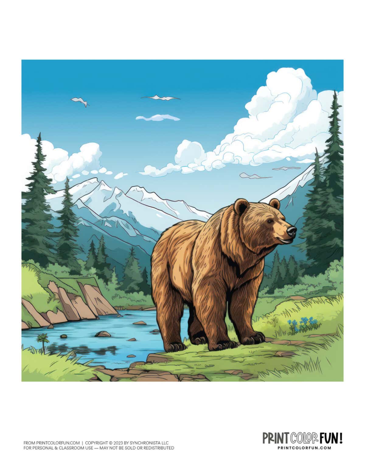 Explore the wild with bear clipart & coloring, plus 10 engaging ...