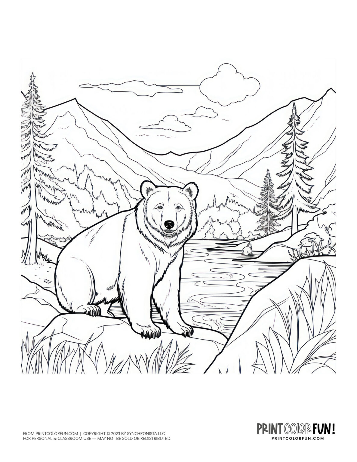 Explore the wild with bear clipart & coloring, plus 10 engaging ...