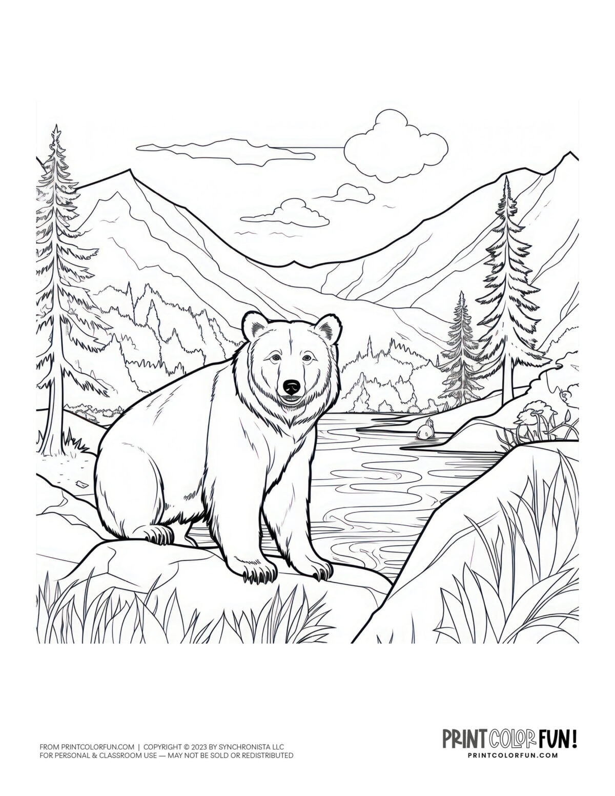 Explore the wild with bear clipart & coloring, plus 10 engaging ...
