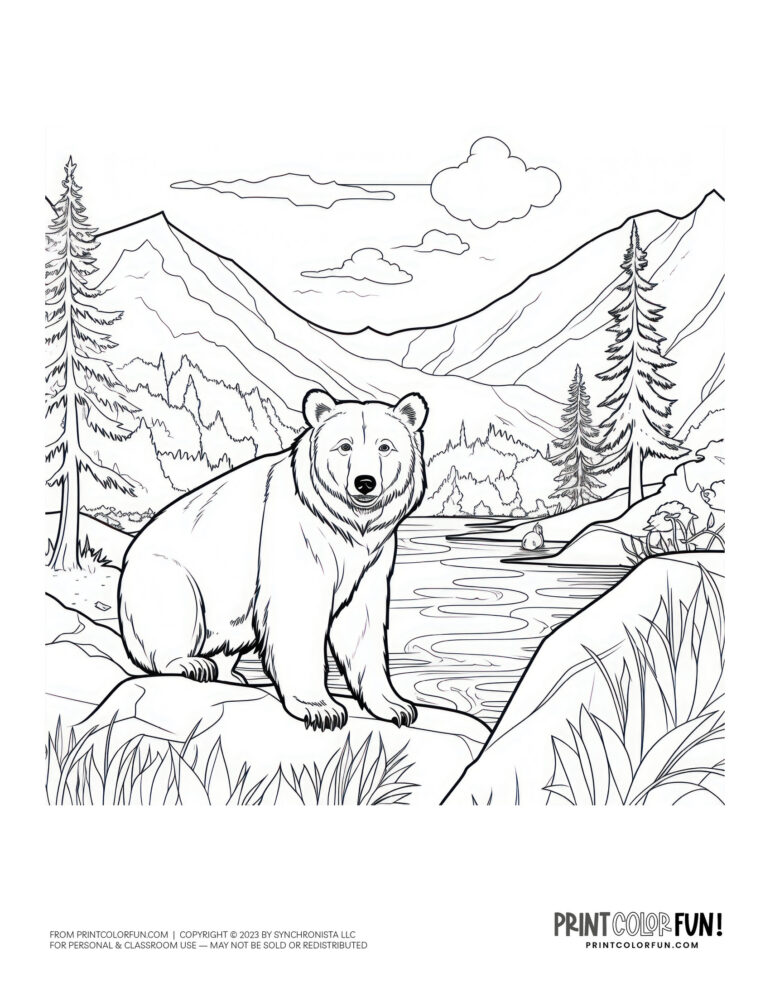 Explore the wild with bear clipart & coloring, plus 10 engaging ...