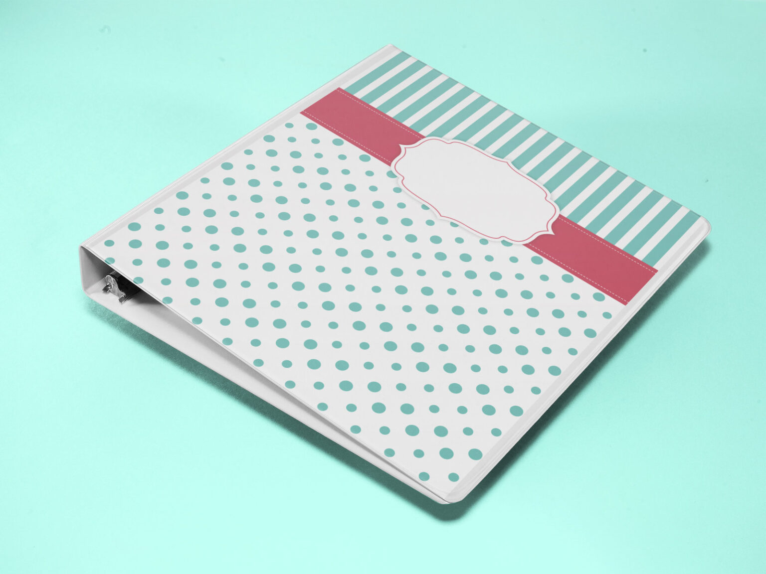 Printable binder covers: 12 free colorful sets with matching front ...