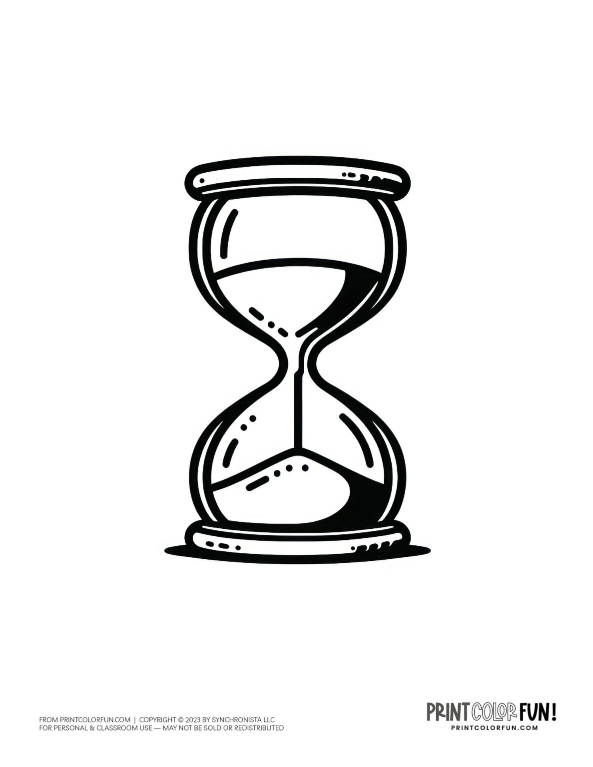 10 Fun hourglass drawing activities for kids + hourglass clipart ...