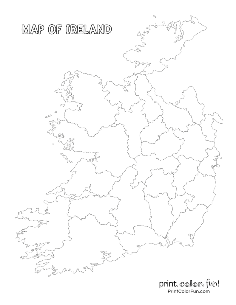 14 free St Patrick's day printable coloring pages, puzzles & other fun ...