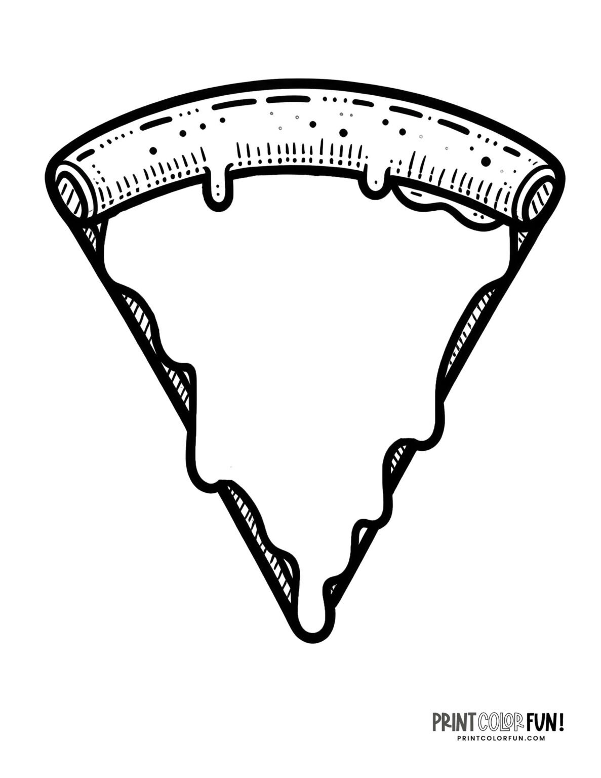 Get creative with 20 pizza clipart & coloring pages + a guide to fun ...