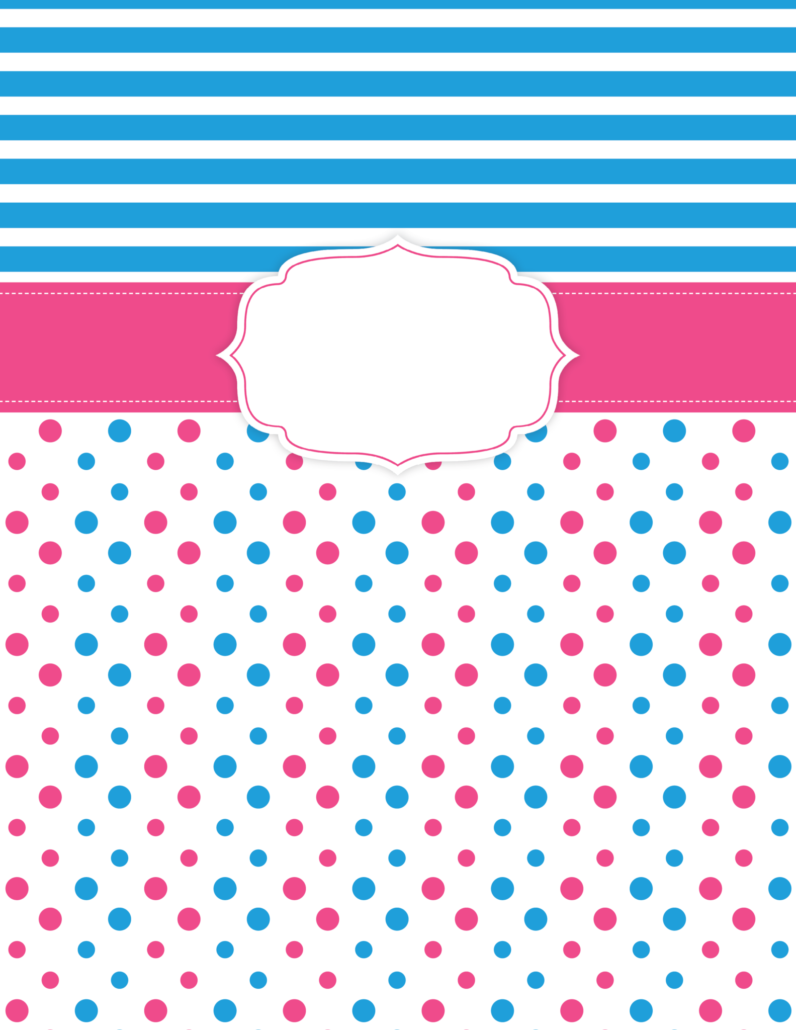 Printable binder covers: 12 free colorful sets with matching front ...