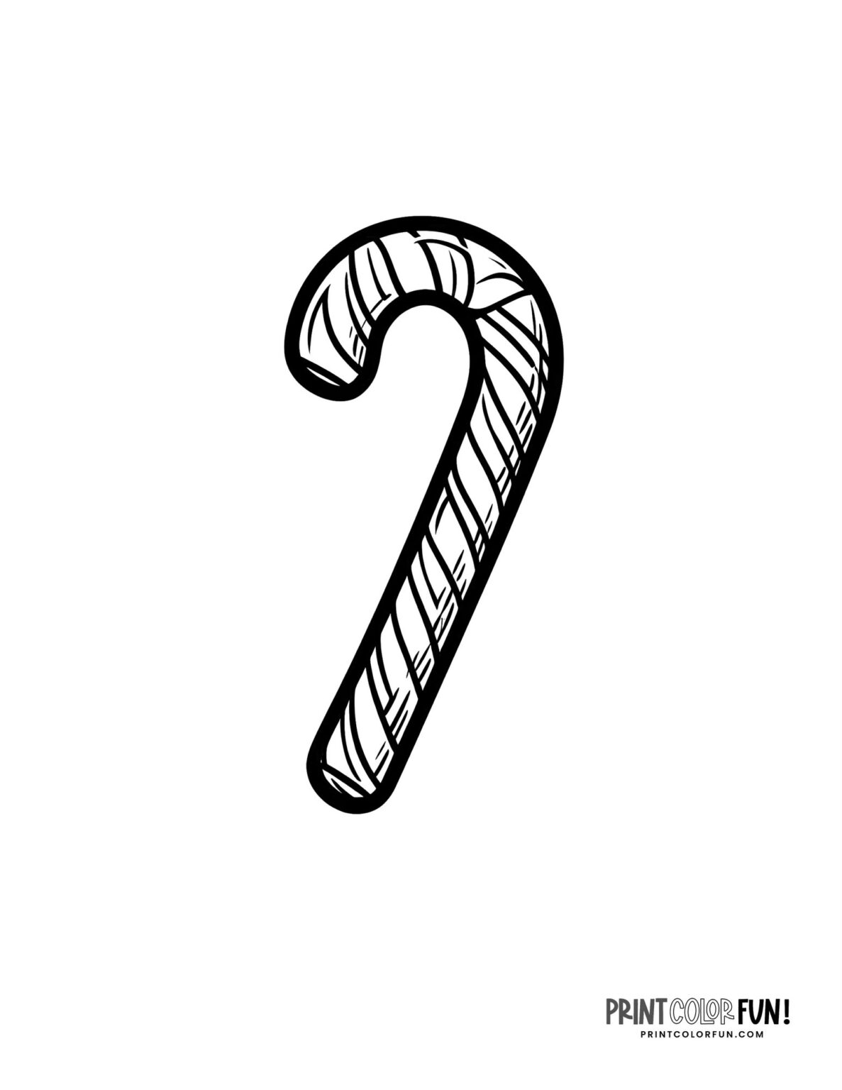 15 candy cane clipart & coloring pages to create a sweet holiday season ...