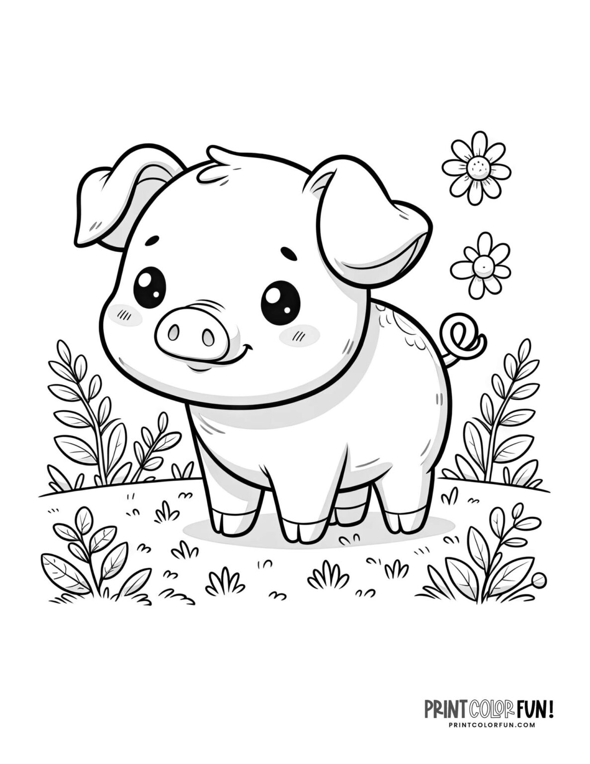 30 pig clipart & coloring pages: Go hog wild with our exclusive ...