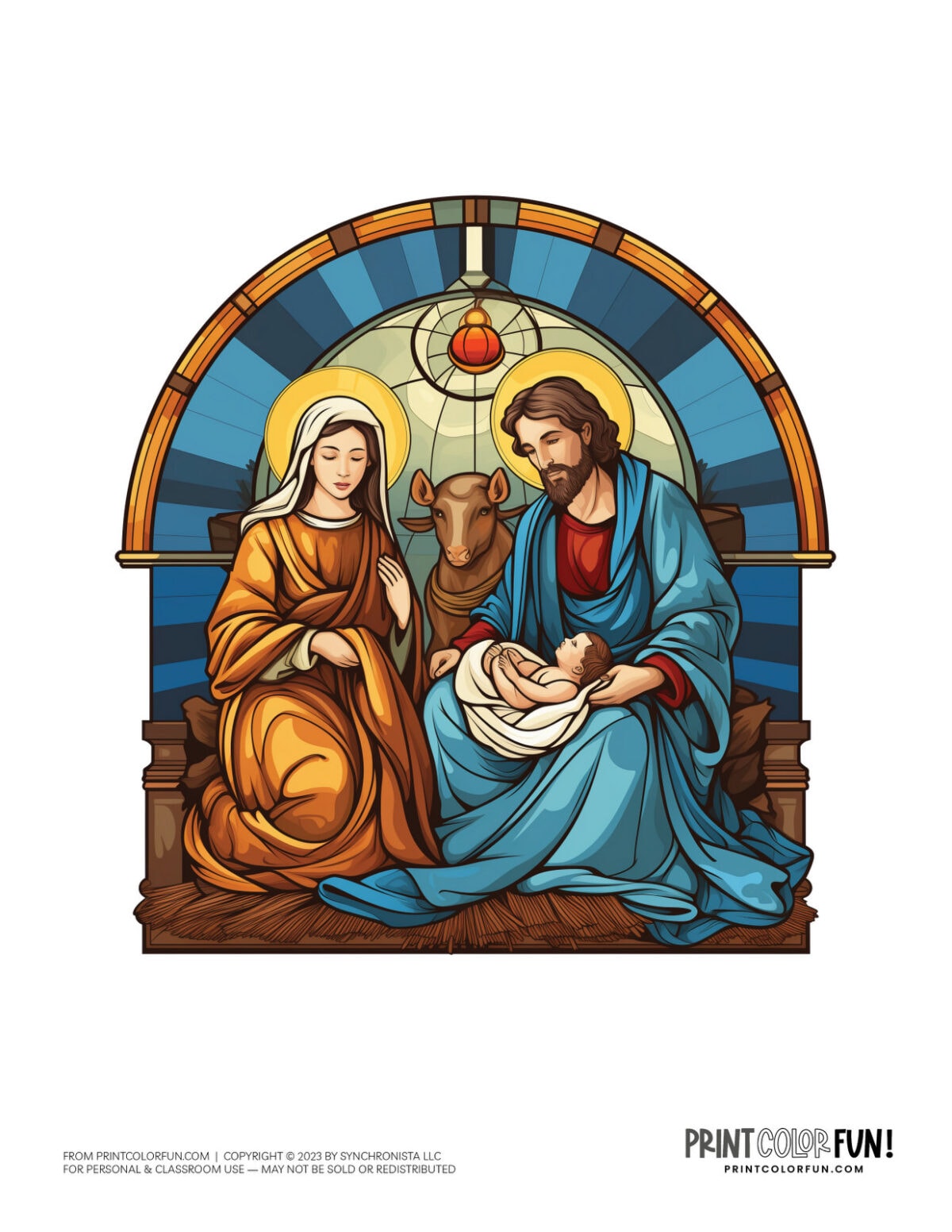 Nativity clipart & coloring pages + 10 creative ways to bring the ...