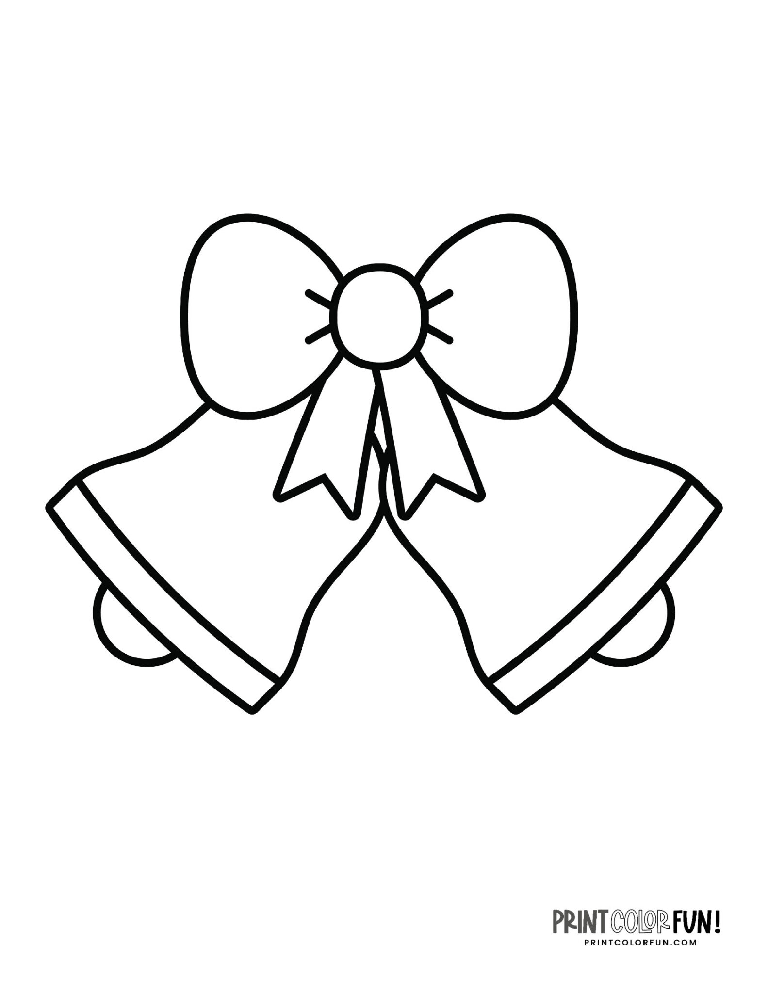 10 Christmas bells clipart & coloring pages to ring in the holiday ...
