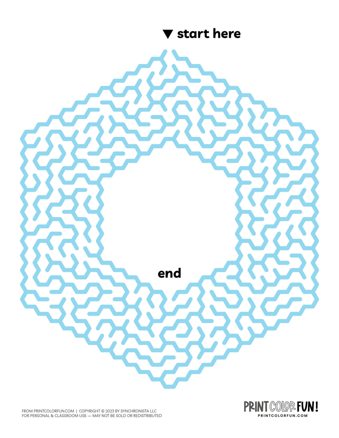 Medium maze difficulty: 18 intermediate skill printable mazes to solve ...