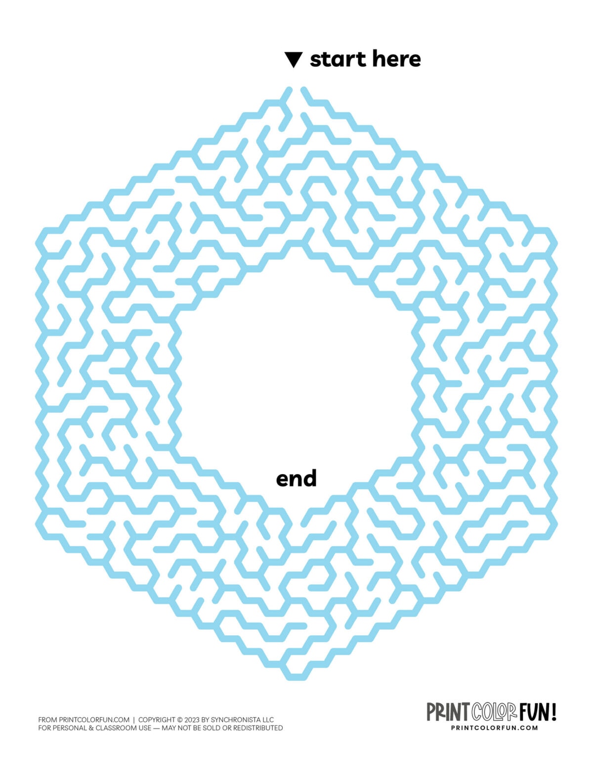 Medium maze difficulty: 18 intermediate skill printable mazes to solve ...