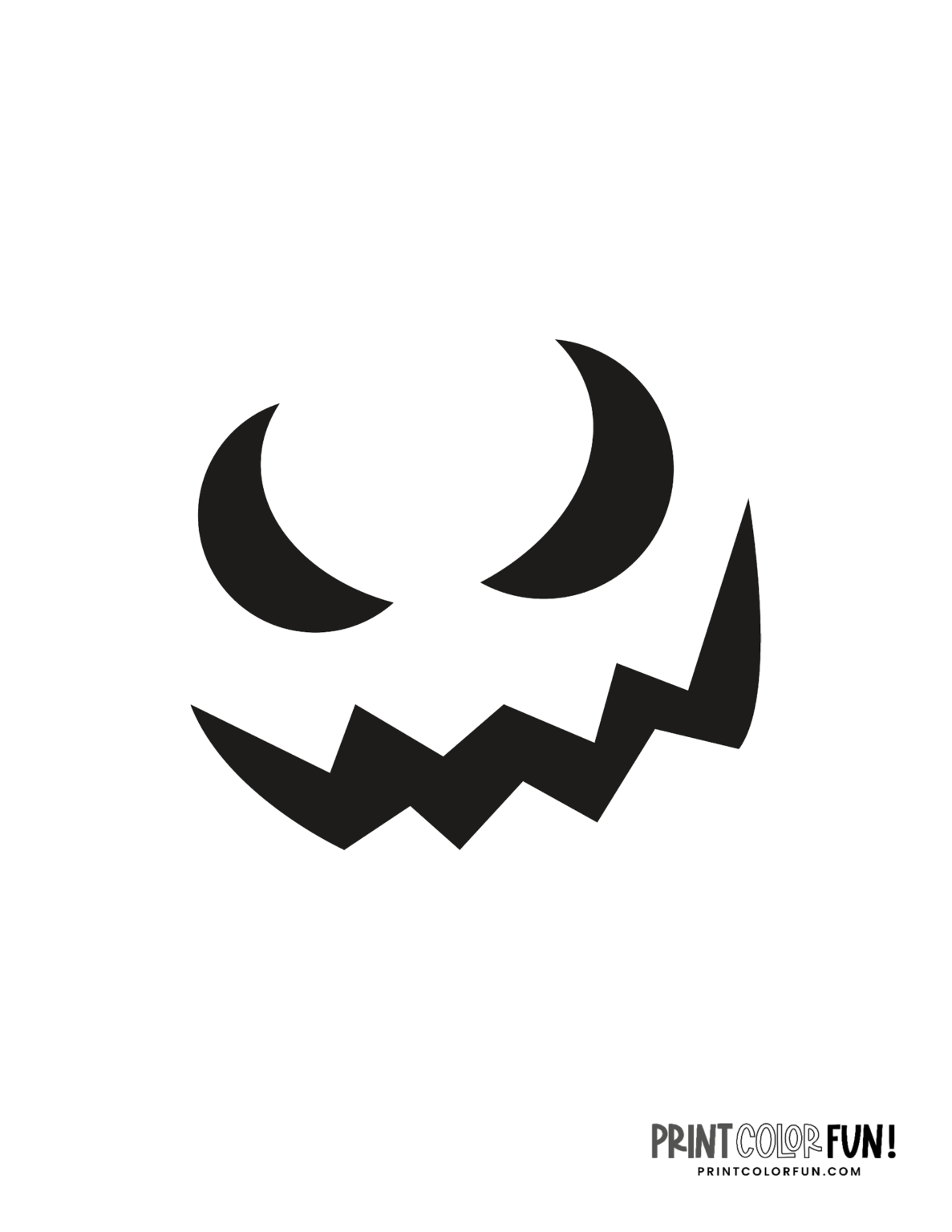 30 Halloween pumpkin face template stencils for carving Jack o'lanterns ...