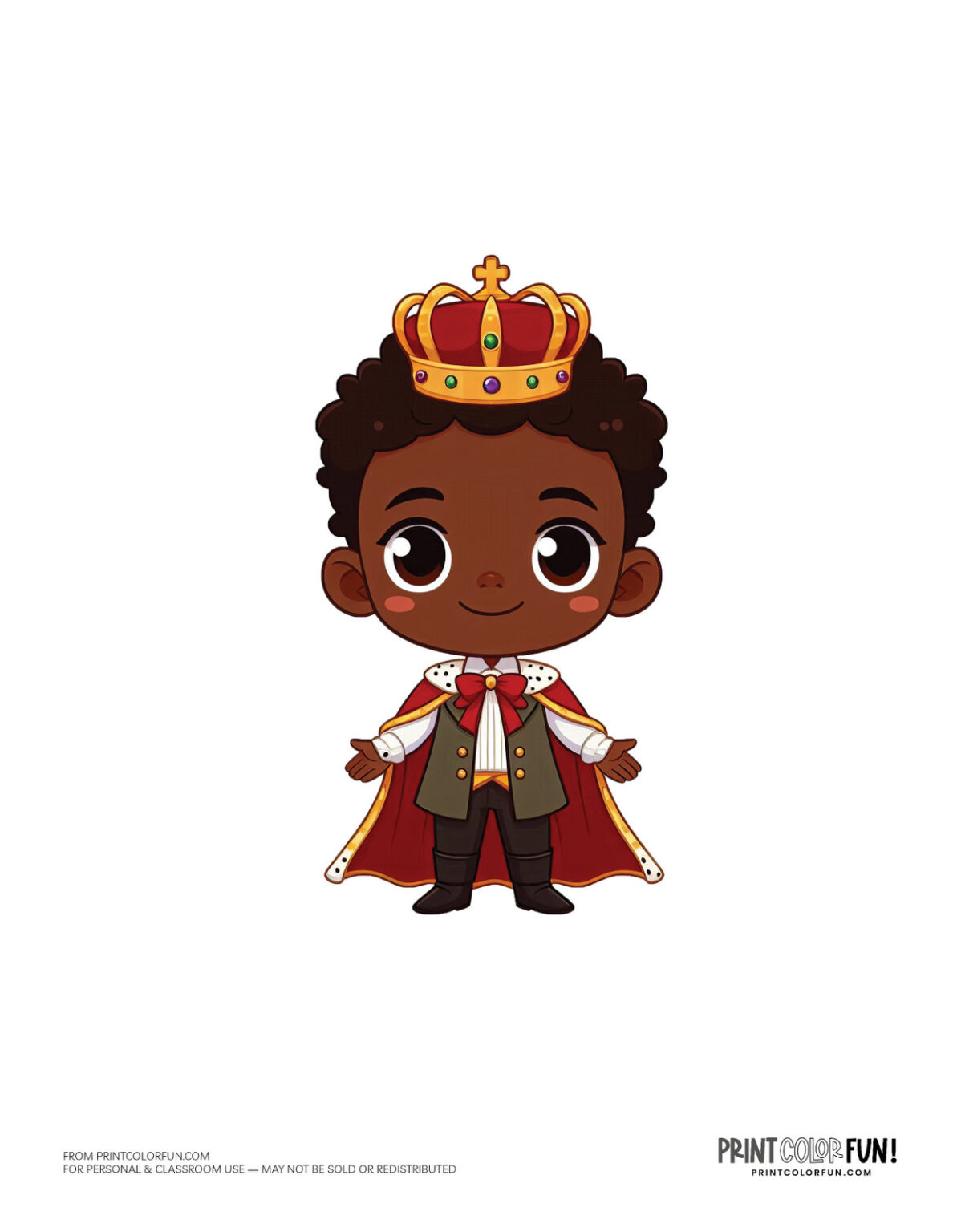 21 prince clipart & coloring pages: Learn about & color these royal men ...