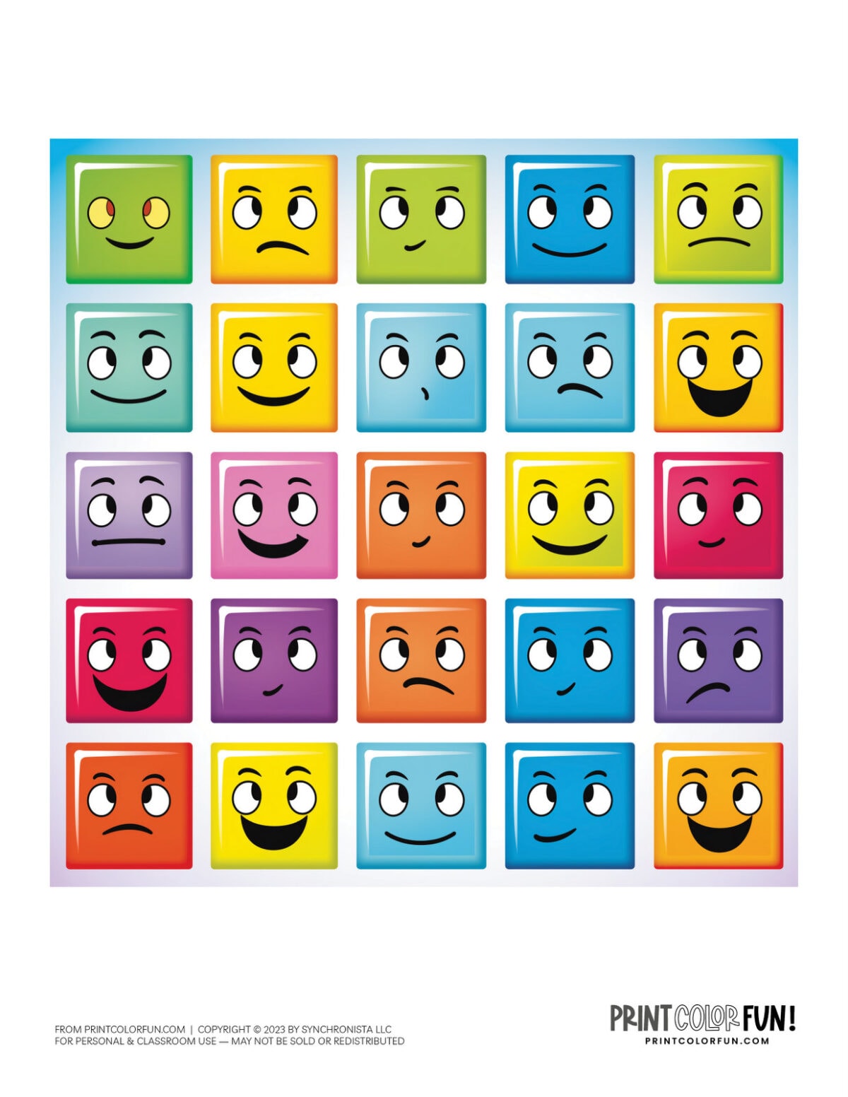 15+ Happy face clipart & cute smiley coloring pages + crafts and ...