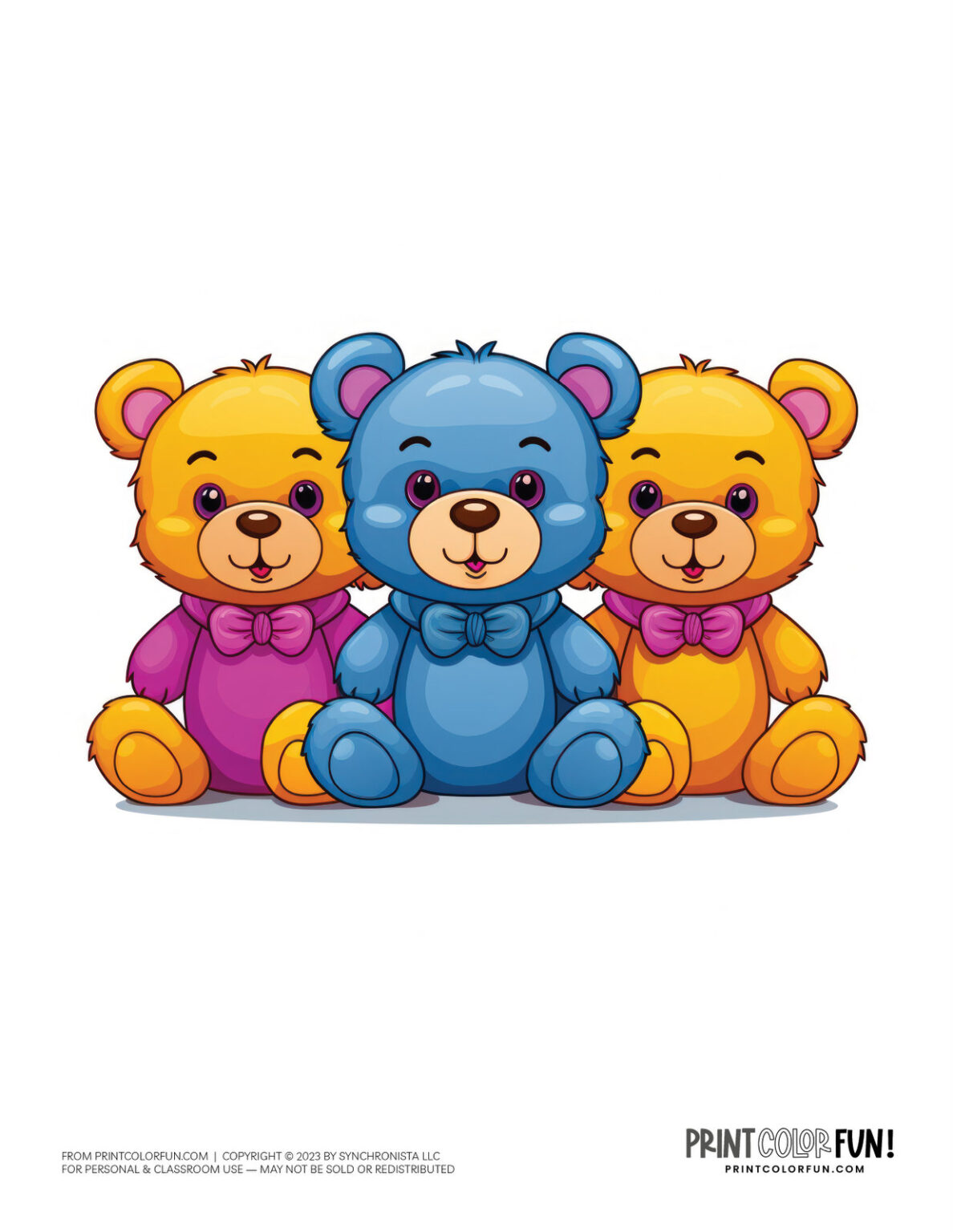 Teddy bear clipart charm, plus coloring pages and 10 easy crafts ...