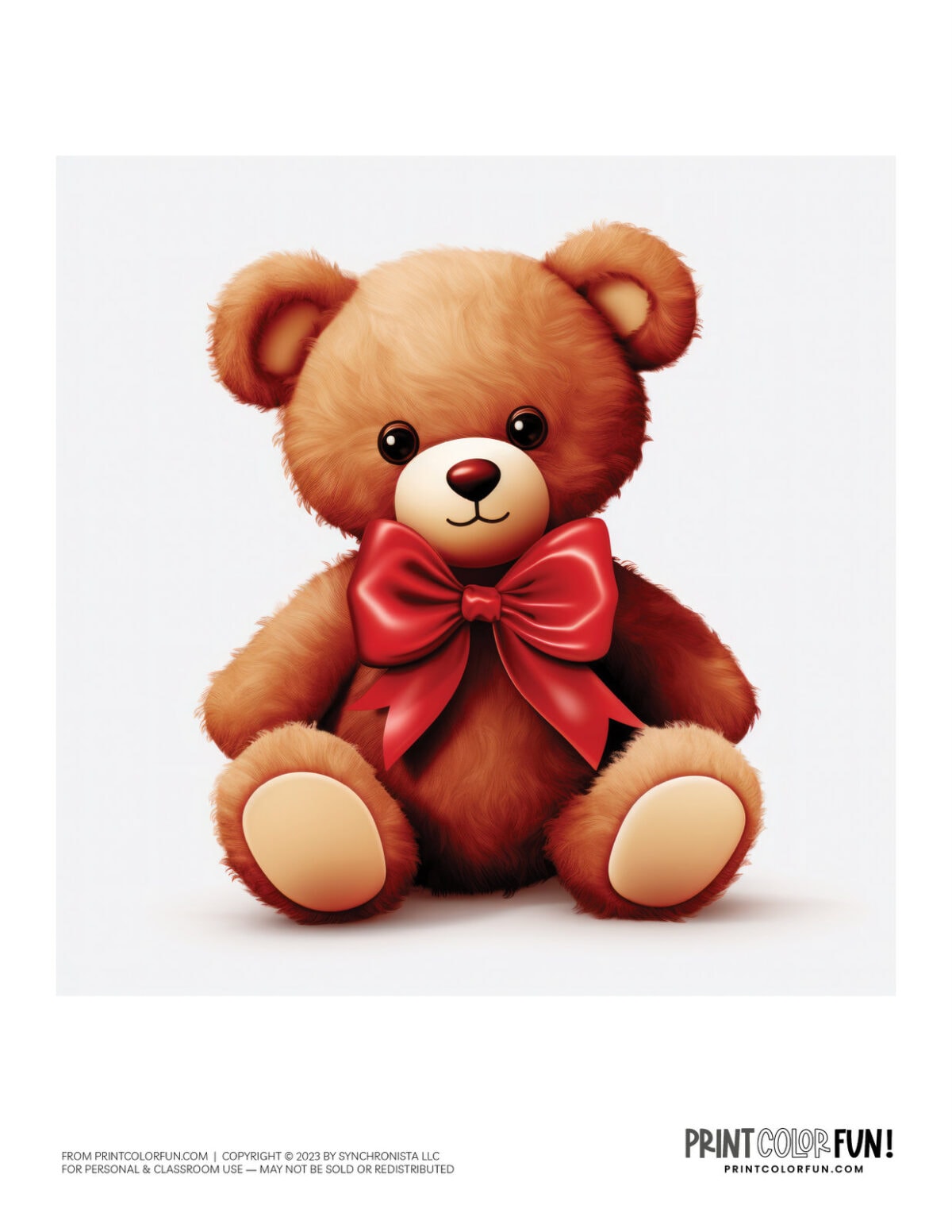 Teddy bear clipart charm, plus coloring pages and 10 easy crafts ...