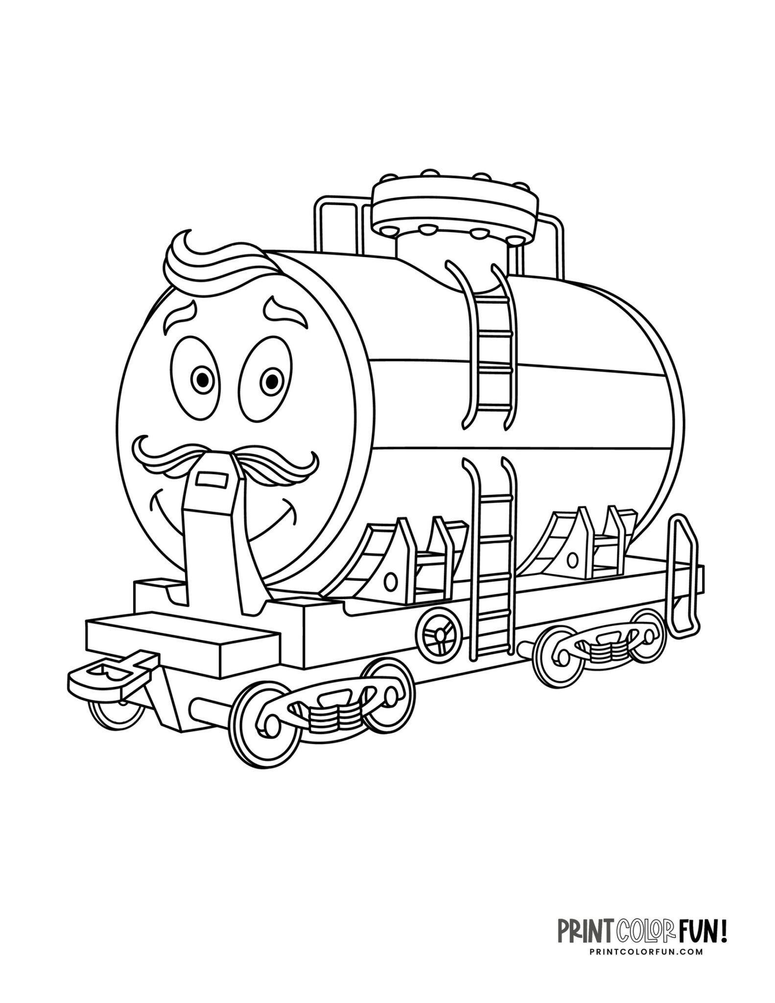24 train clipart & coloring pages, plus how to turn these images into a ...