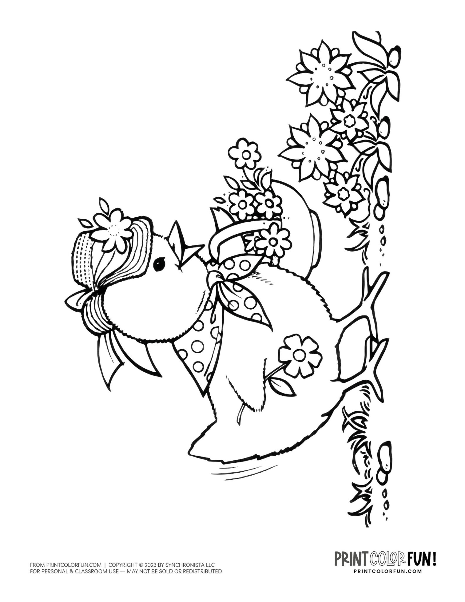 30+ adorable Easter chick clipart & coloring pages for springtime fun ...