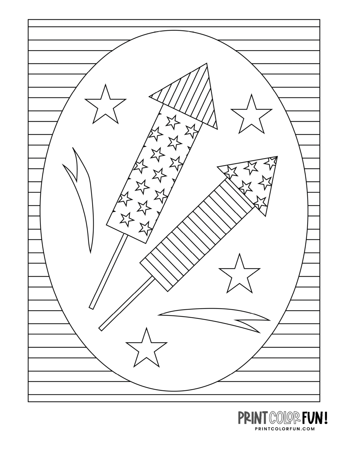 30+ Fourth of July coloring pages, plus Independence Day flags ...