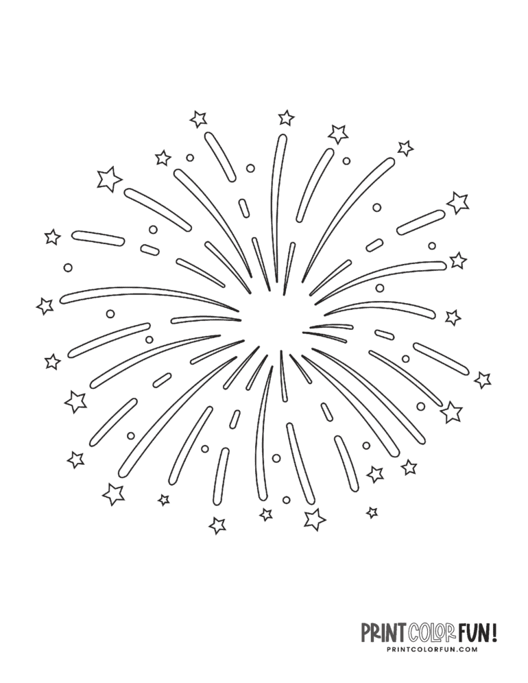 30+ Fourth of July coloring pages, plus Independence Day flags ...