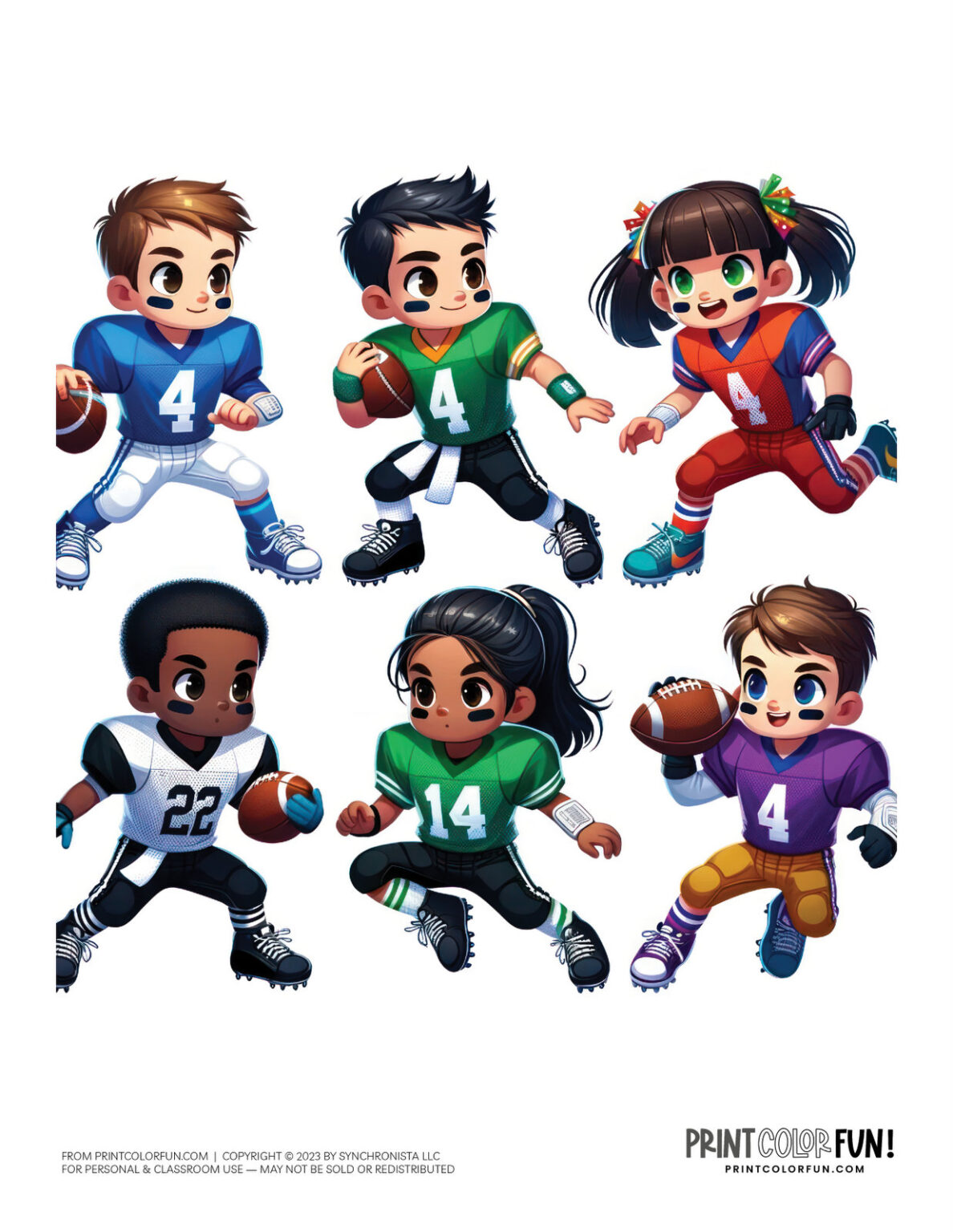 14 football player coloring pages: Free sports printables, at ...