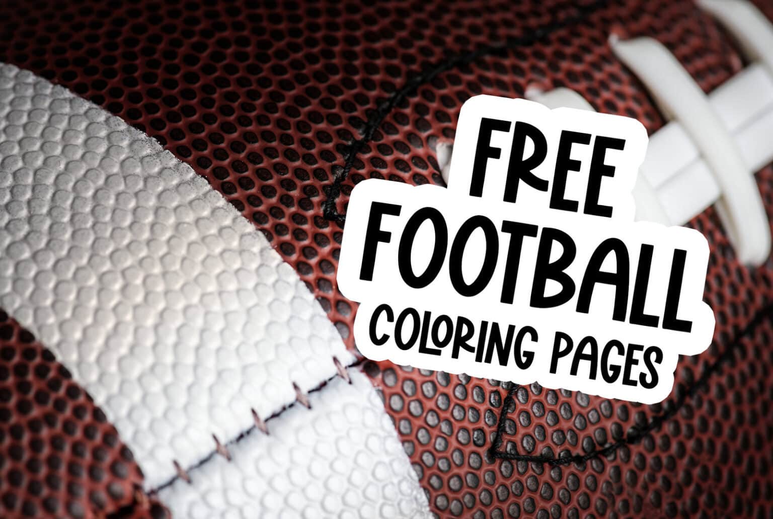 17 free football coloring pages & party printables, at PrintColorFun.com