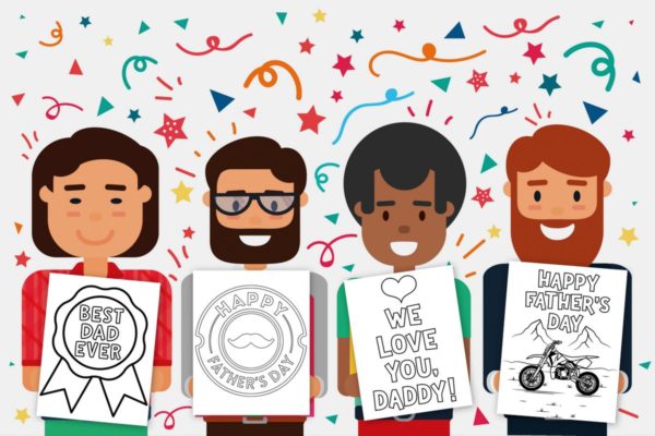 16 free printable Father's Day coloring pages - Print. Color. Fun!