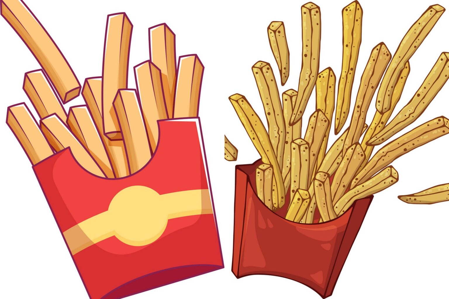 French fries coloring pages, at PrintColorFun.com