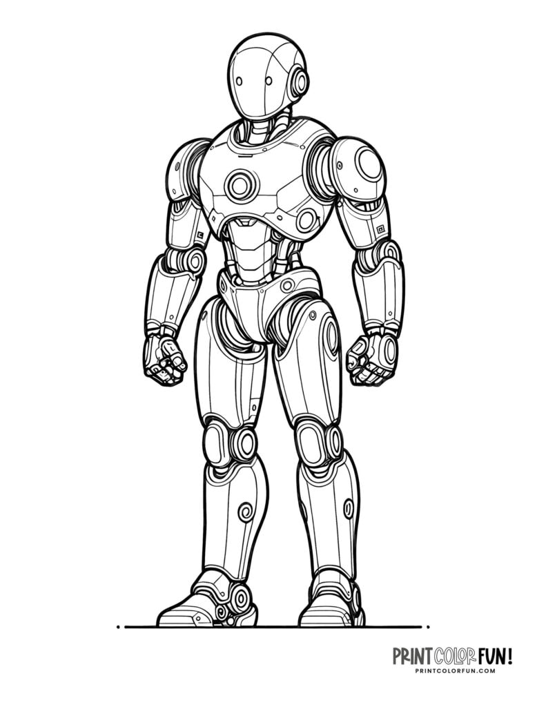 Beep boop: 17 robot drawings & coloring pages for creative tech ...
