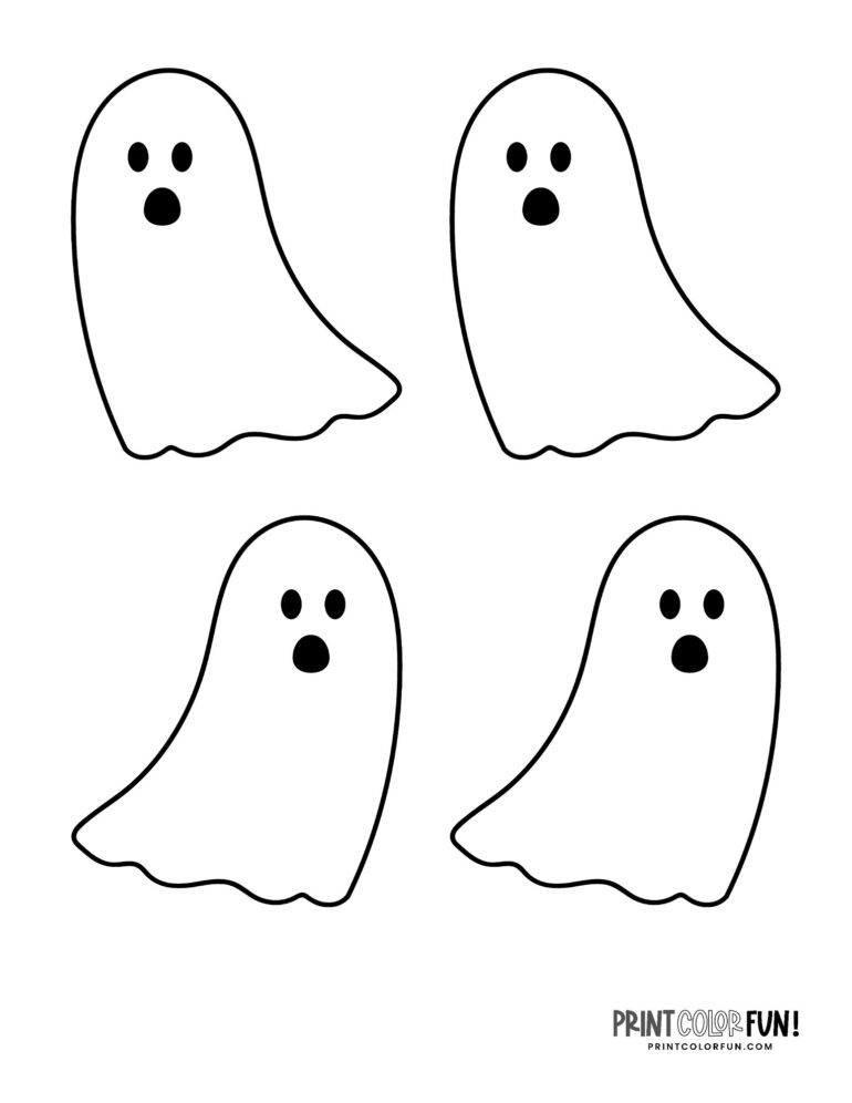 Boo! These 22 ghost coloring pages are your key to spook-tacular fun ...