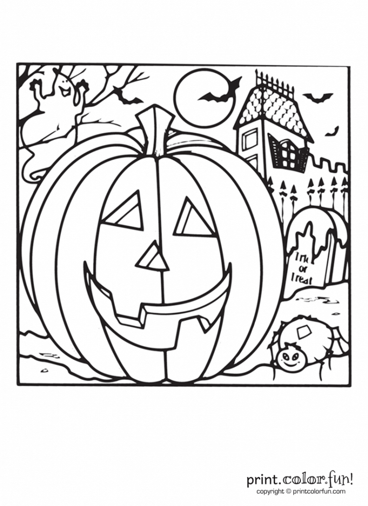 Halloween coloring pages & printables - Print. Color. Fun! Free ...