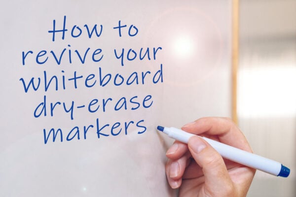 How can you revive whiteboard dry-erase markers?, at PrintColorFun.com