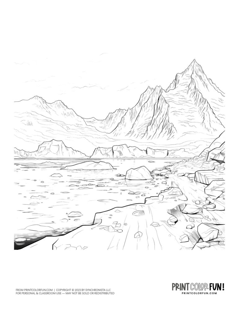 Antarctica maps, plus coloring pages & clipart printables, at ...