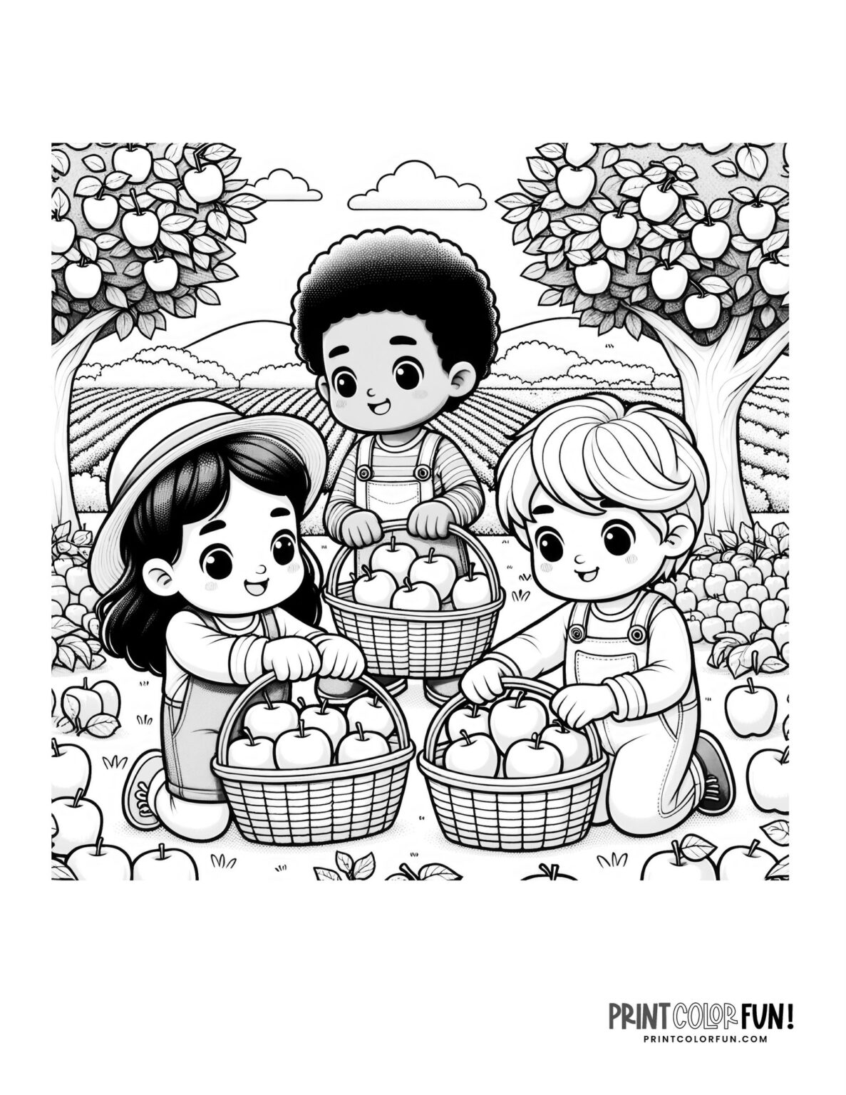 23 apple clipart & coloring pages to celebrate the autumn apple season ...
