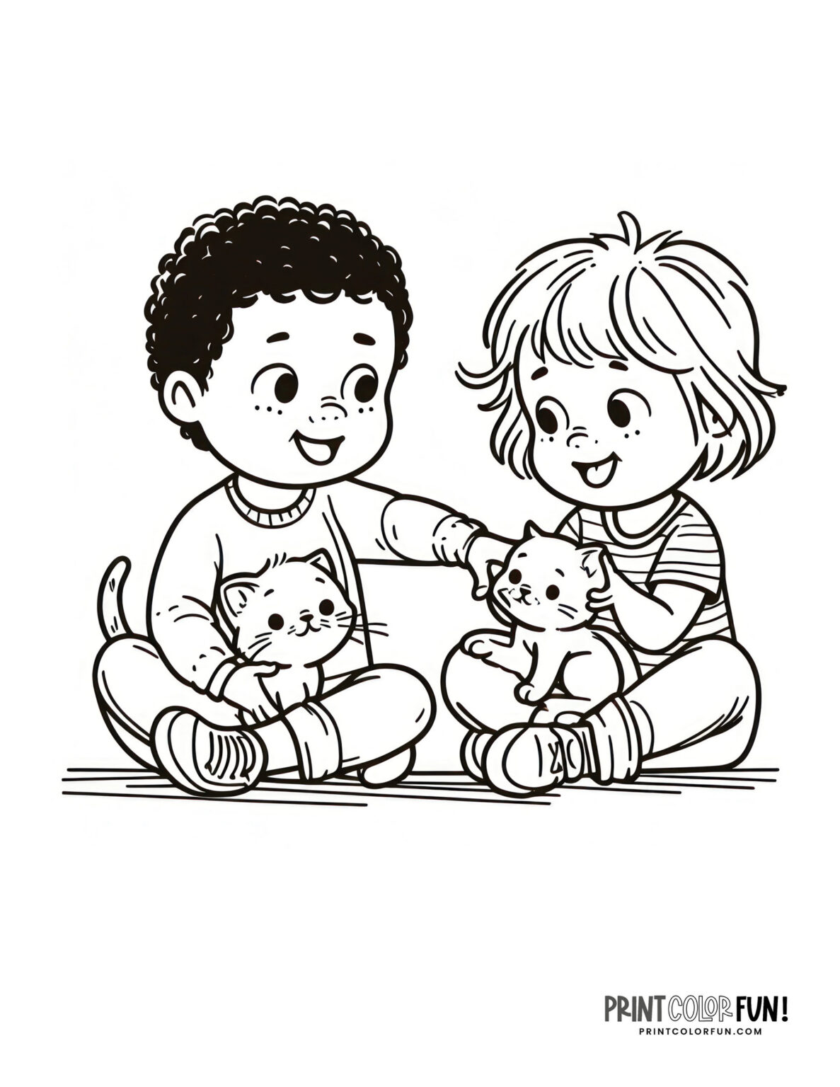 25+ purr-fectly adorable kitten coloring pages, clipart & activities ...