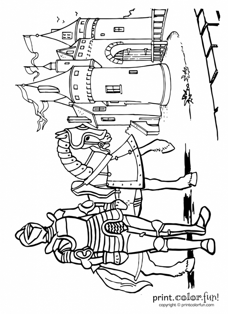 knight - Print. Color. Fun! Free printables, coloring pages, crafts ...