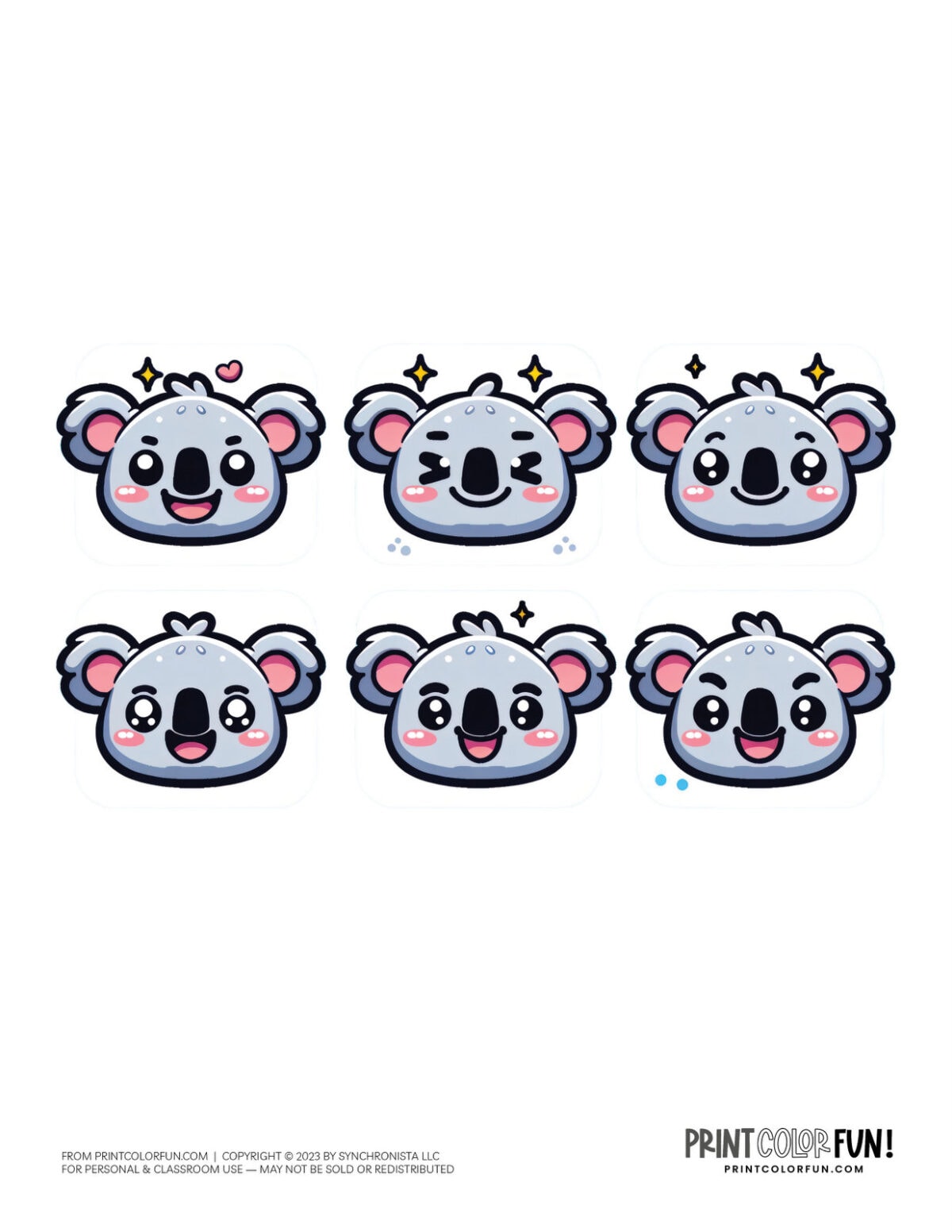 21 free cute Koala coloring pages & koala clipart printables, at ...