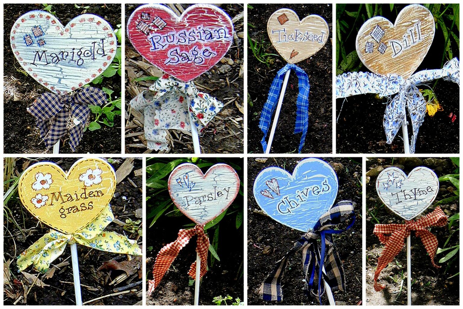 Easy plant marker DIY: Make 2 cute styles of DIY garden stake crafts ...