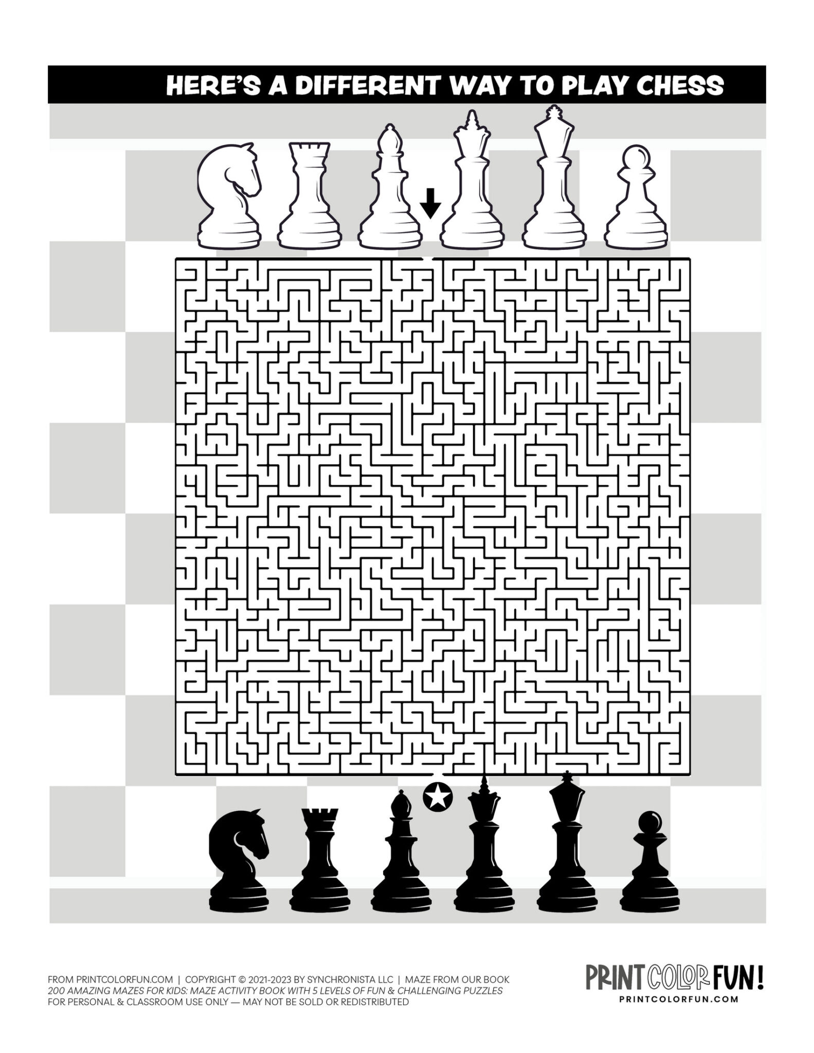 Hard maze difficulty: 11 big advanced skill printable mazes for kids ...