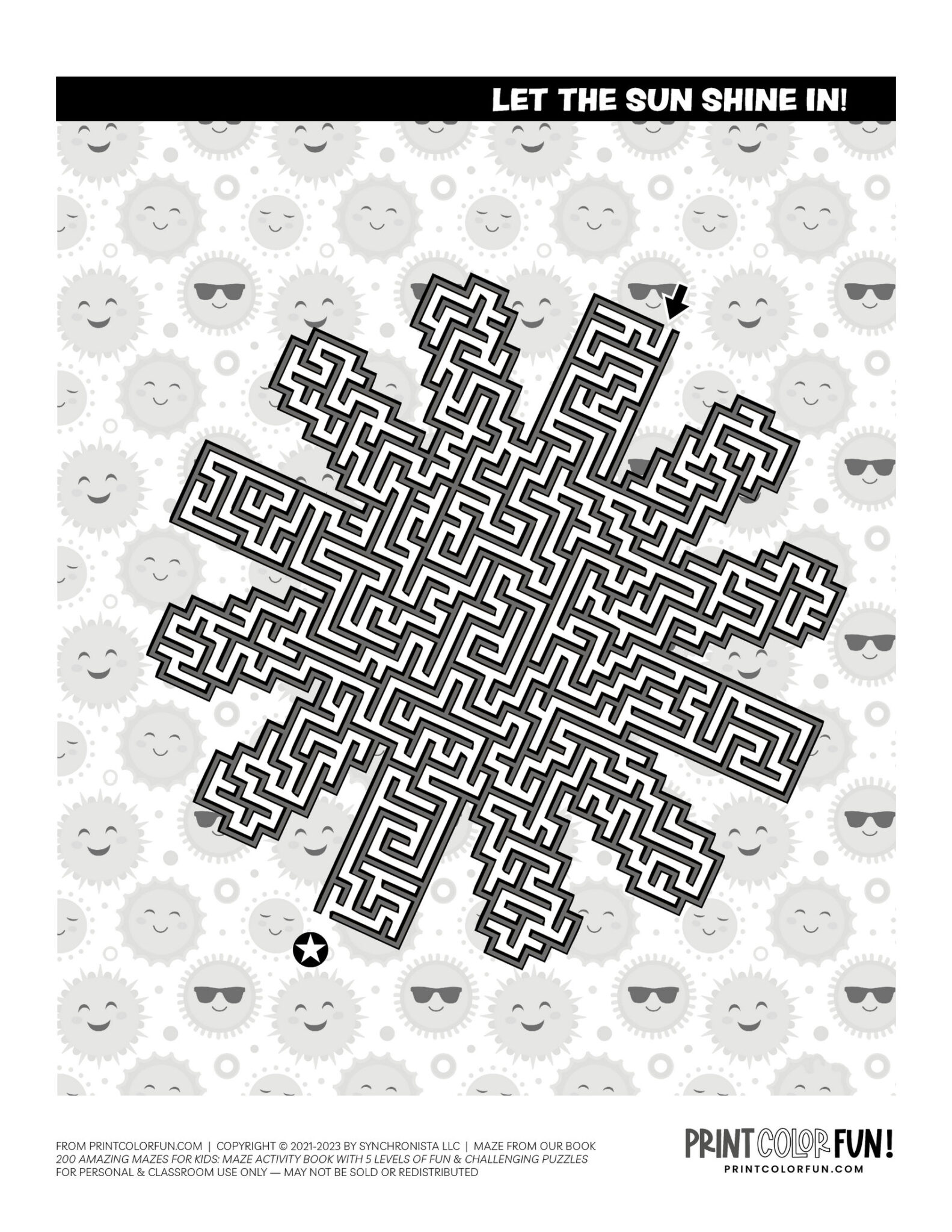 Medium maze difficulty: 18 intermediate skill printable mazes to solve ...