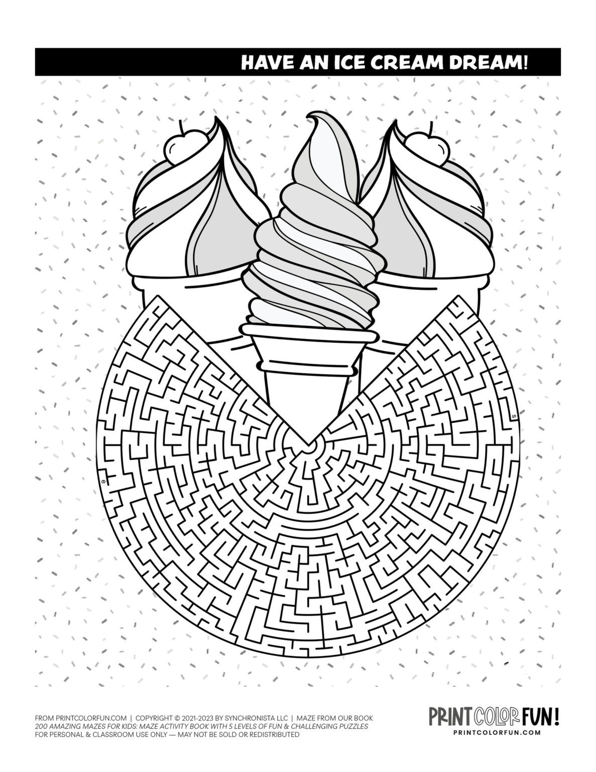Medium maze difficulty: 18 intermediate skill printable mazes to solve ...