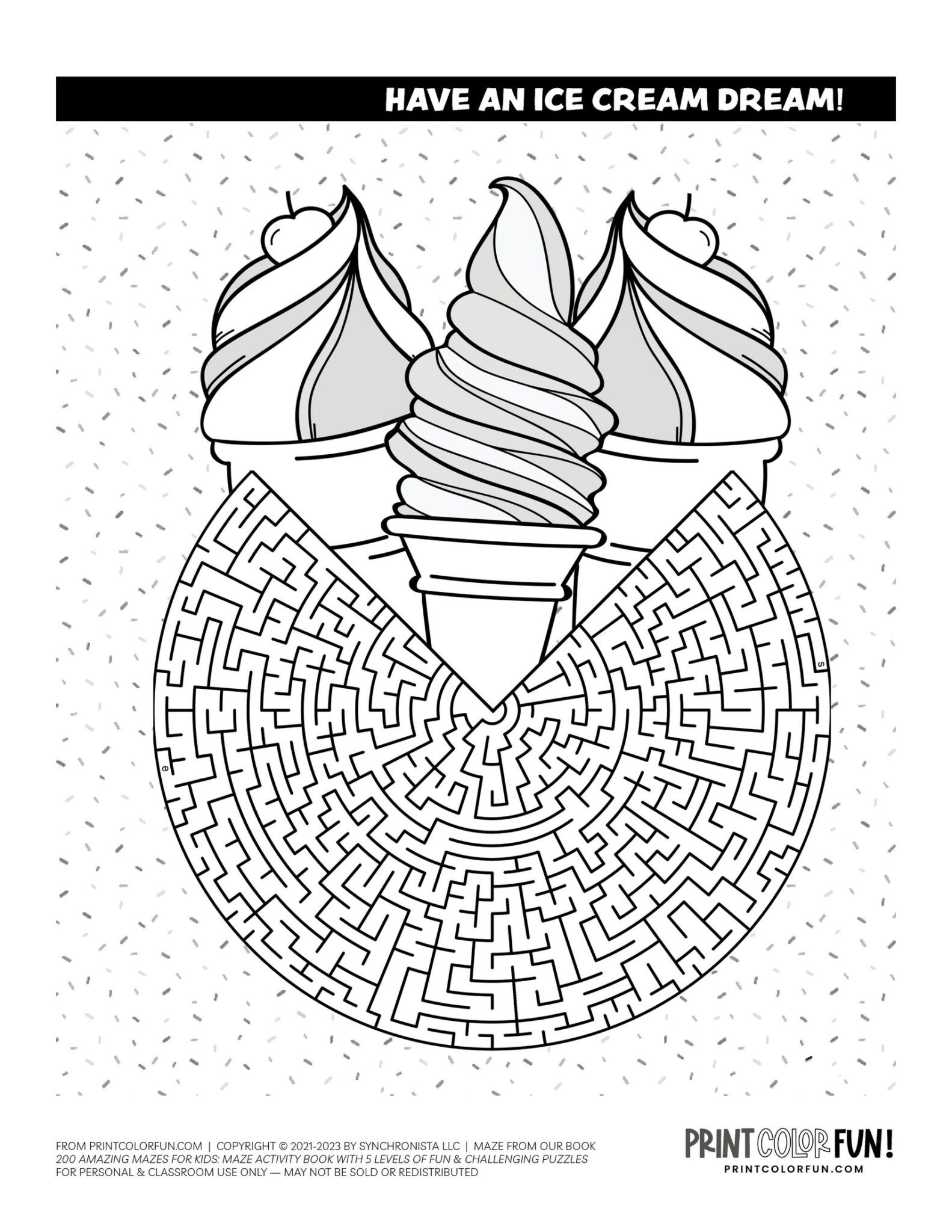 Medium maze difficulty: 18 intermediate skill printable mazes to solve ...