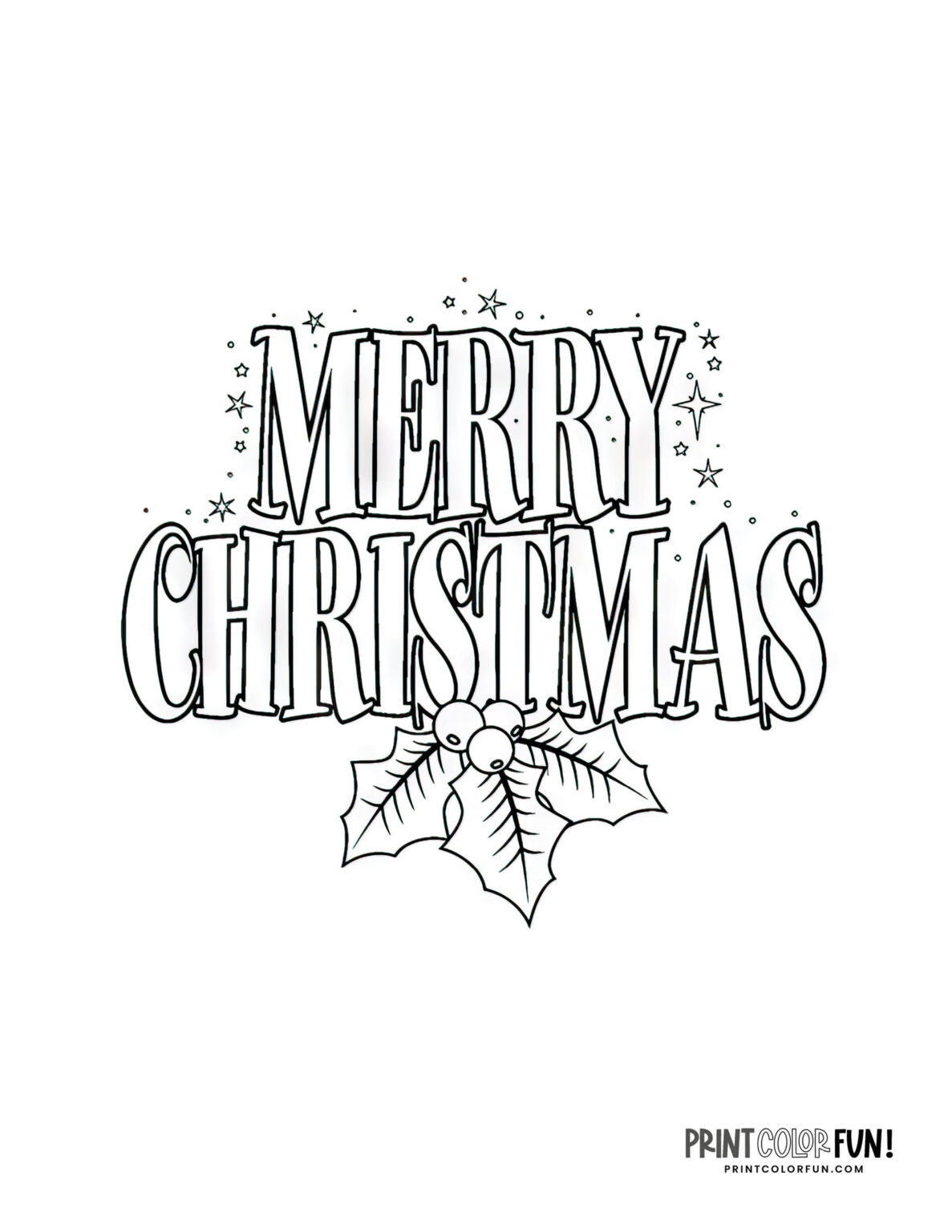 13 Merry Christmas clipart & coloring pages for creative family holiday ...