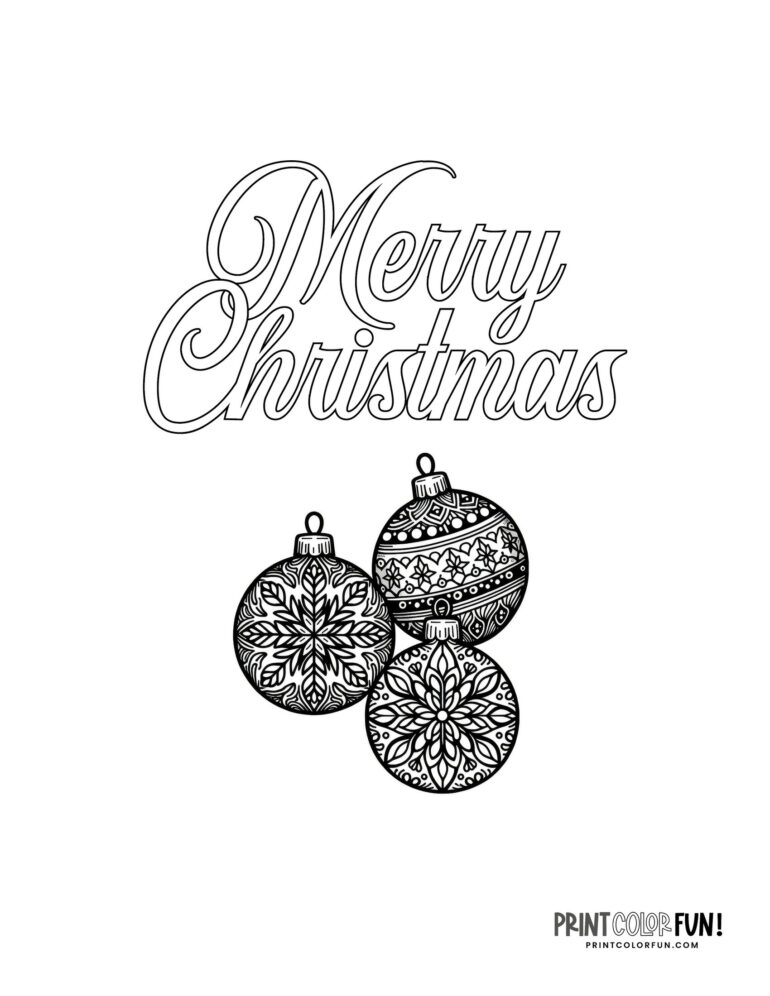 13 Merry Christmas clipart & coloring pages for creative family holiday ...